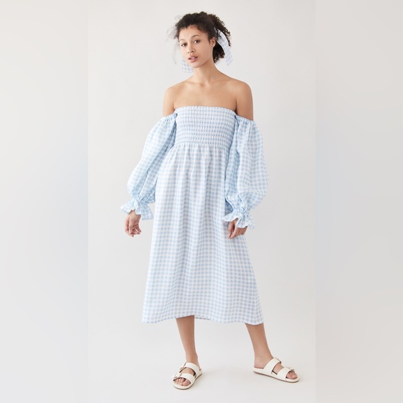 Sleeper | Dresses | Sleeper Atlanta Gingham Midi | Poshmark